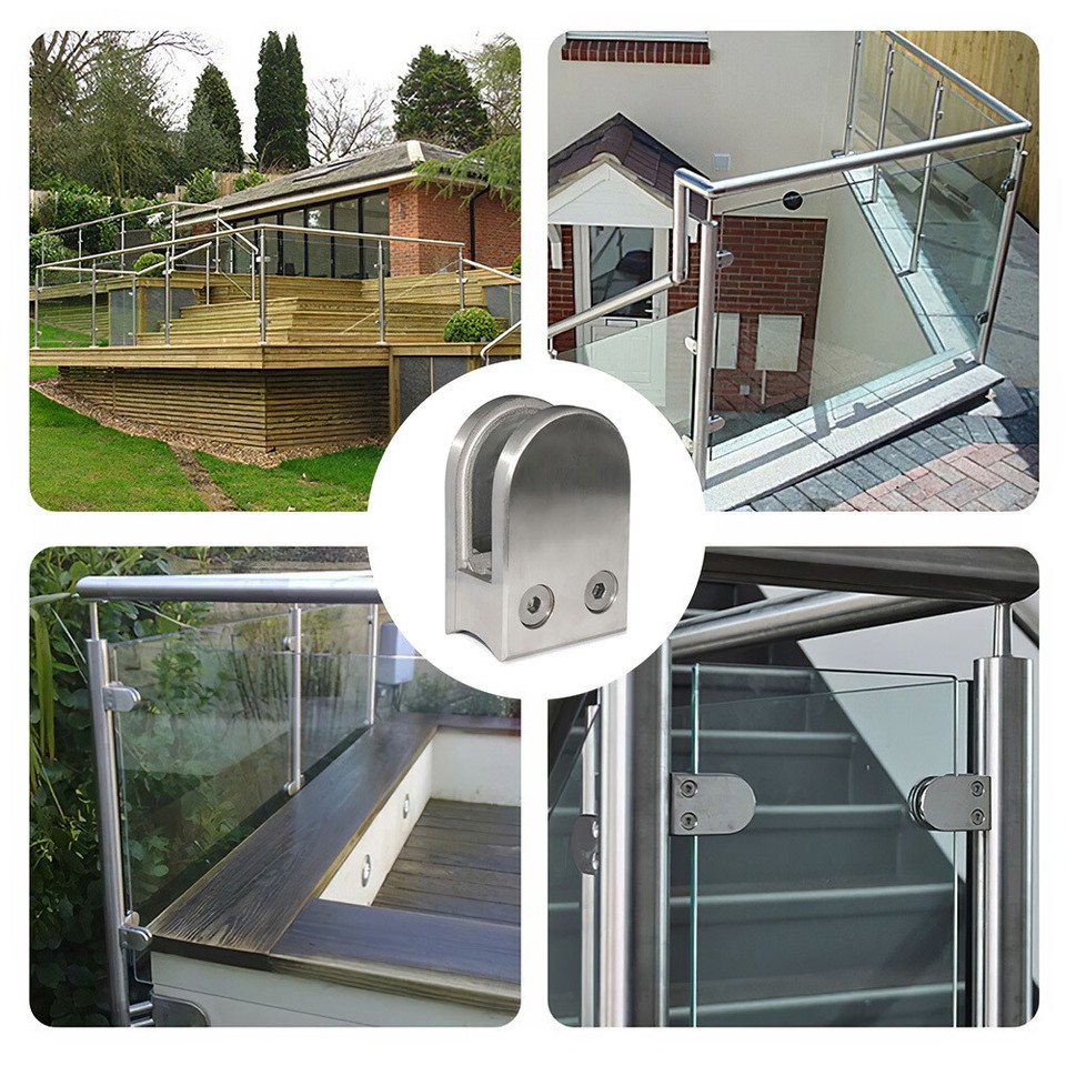 Handrail Steel Pipe Grab Rail Balustrade Staircase Banister Fitting ...