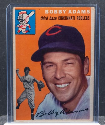 Bobby Adams 1954 Topps 123 Cincinnati Reds | eBay