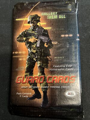 Vintage Guard Cards Army National Guard Trading Card Packs Unopened | eBay