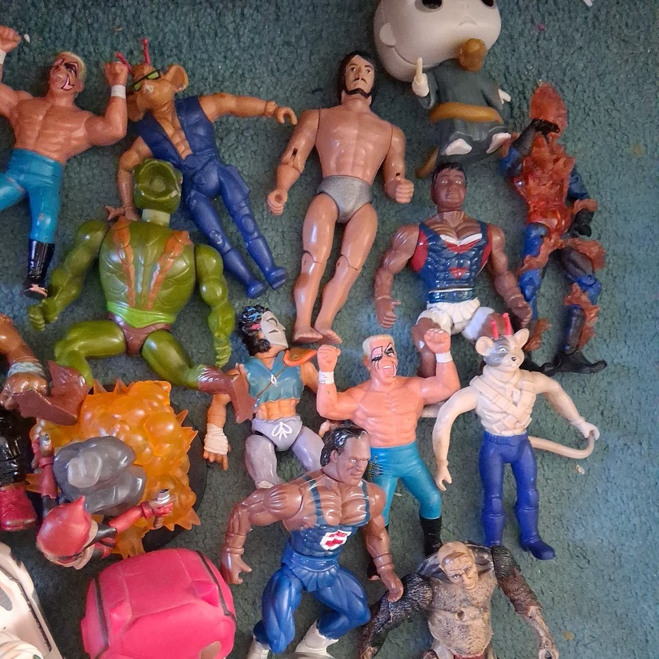 Plastic Action Figures Job Lot Various Brands Various Sizes See Photos ...