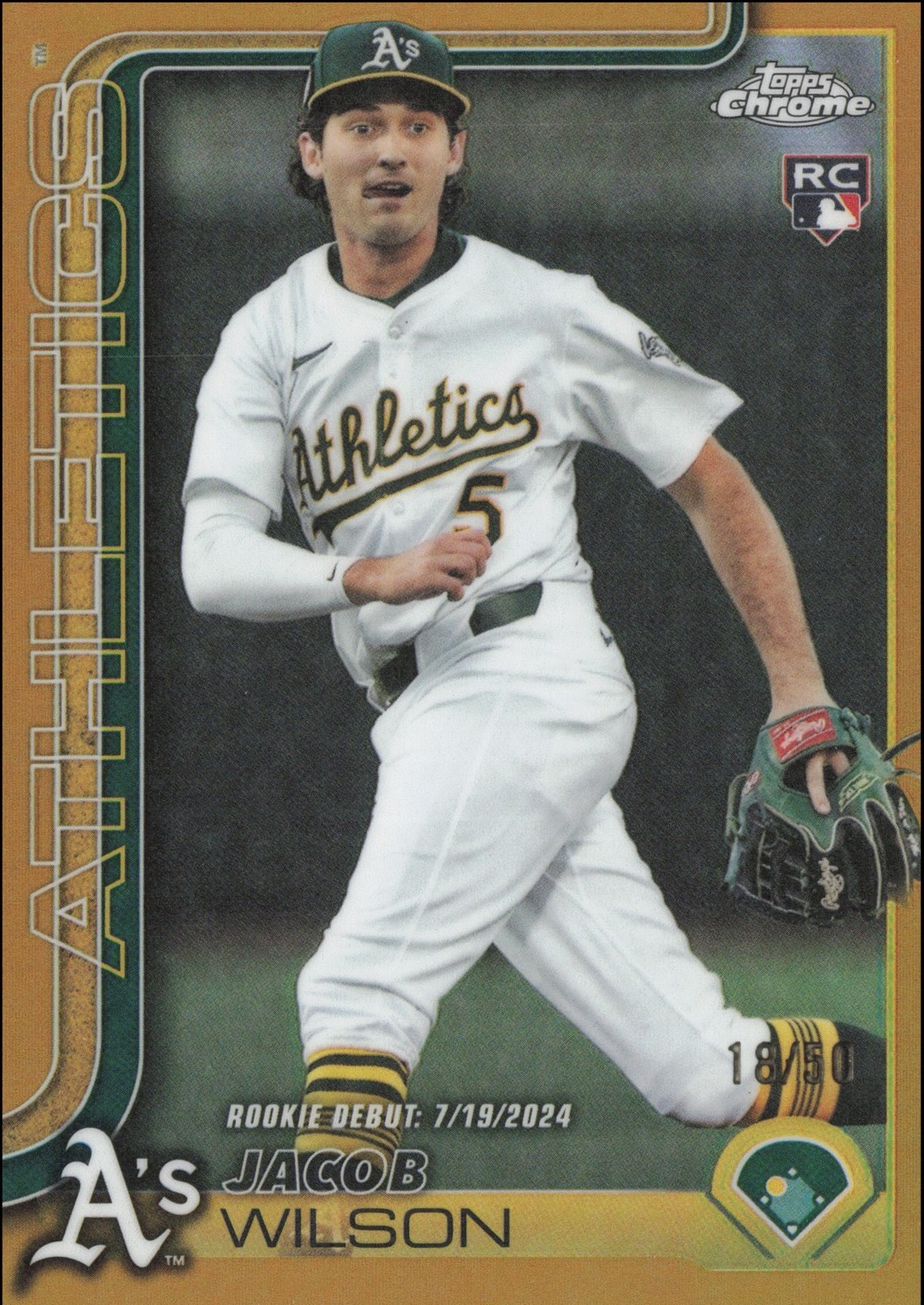 2025 Topps Chrome Update Series - Rookie Debut Jacob Wilson #USC150 ...