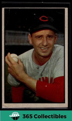 1953 Bowman Color Ken Raffensberger #106 Baseball Cincinnati Reds | eBay