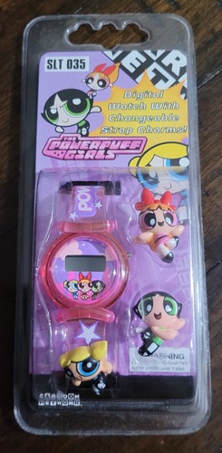 2001 CN Powerpuff Girls Digital Watch w/Changeable Charms Blossom ...