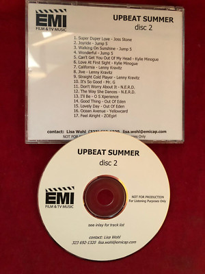 EMI FILM & MUSIC UPBEAT SUMMER DISC 2 PROMO MUSIC PUBL 17 CUTS KYLIE ...