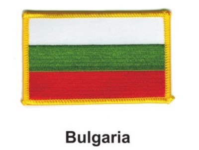 BULGARIA FLAG EMBROIDERED PATCH - IRON-ON - NEW 2.5 x 3.5" FREE SHIPPING | eBay