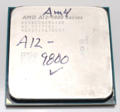 AMD A12-9800 A-Series Socket AM4 3.8GHz Desktop CPU AD9800AUM44AB | eBay
