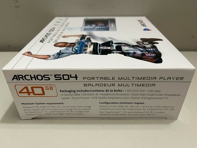 Archos 504 Gray/Silver (40 GB) Digital Media Player for sale online | eBay