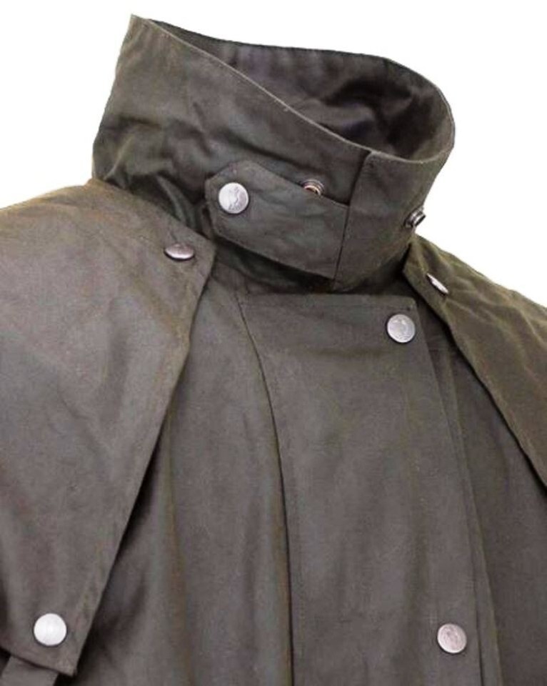 Outback Trading Low Rider Duster Oilskin Slicker Brown Black REG & BIG ...