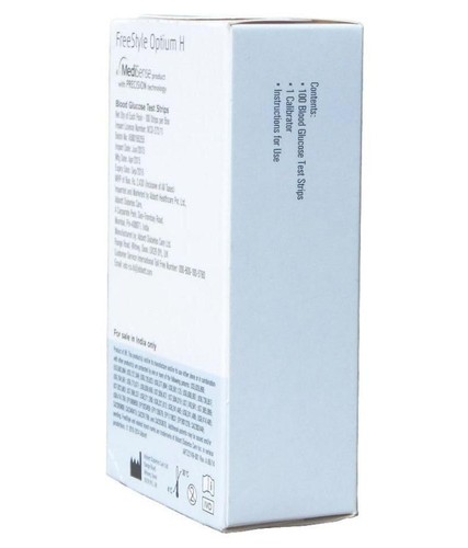 Abbott Freestyle Optium Neo H Blood Glucose 100 strisce reattive ...