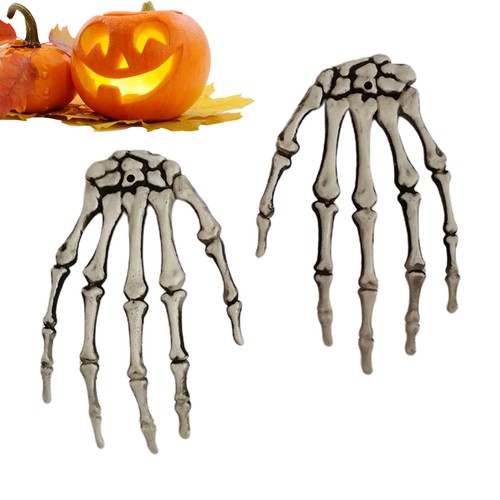 Skeleton Hands 1 Pair Realistic Fake Human Hands Severed Hand Skeleton ...
