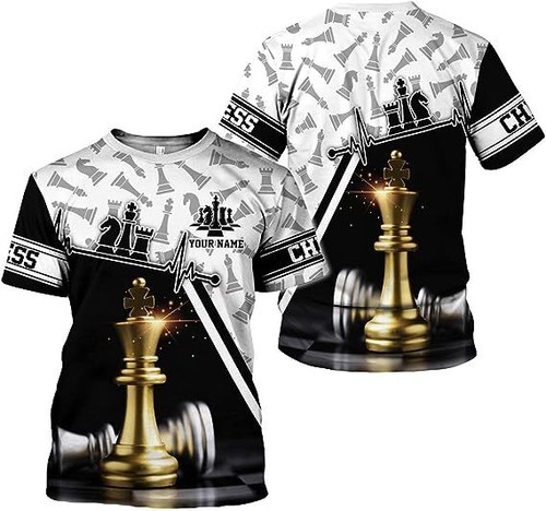 Personalized Chess Shirt Gifts for Chess Lovers, Chess Shirts for Men ...