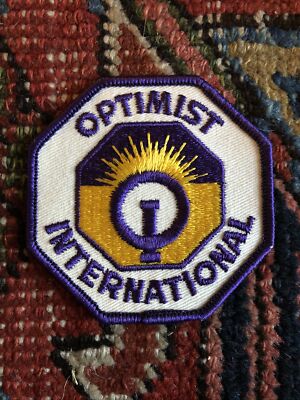 Vintage OPTIMIST INTERNATIONAL Service Club PATCH OI Logo Uniform Badge ...