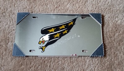 WASHINGTON CAPITALS NHL Mirrored Laser Cut License Plate Laser Tag | eBay
