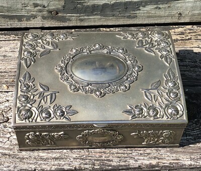 Godinger Silver Jewelry Box Red Velvet Rose Design | eBay