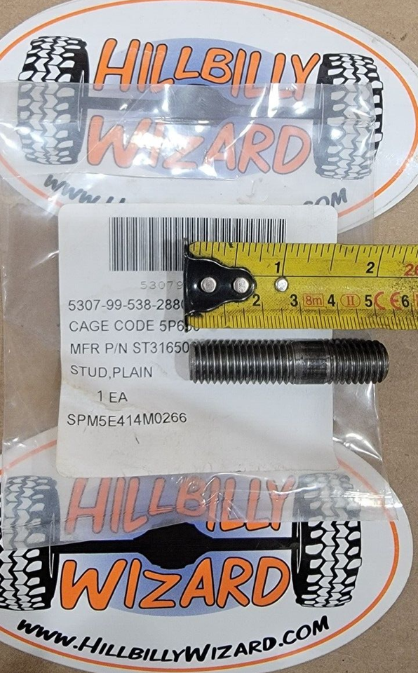 M12 x 1.75 Stud 5cm length (set of 6) | eBay