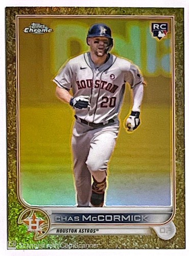 2022 Topps Gilded Collection #144 Chas McCormick Gold Etch Refractor ...
