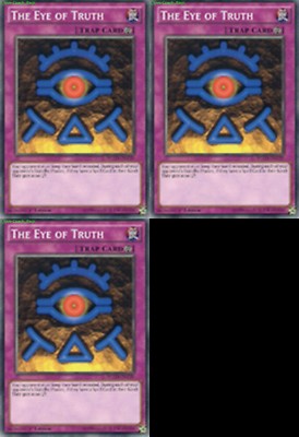 The Eye of Truth X 3 1st Mint YUGIOH Cards YGLD-ENA39 | eBay