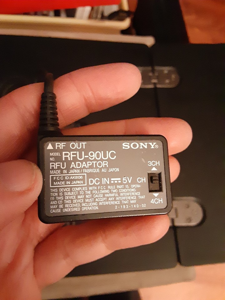 Vintage Sony RFU-90UC RFU Adapter for Sony 8mm Video8 Hi8 VCRs ...