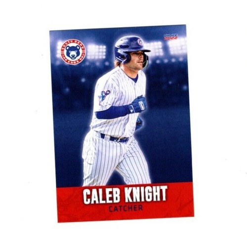 Caleb Knight 2022 South Bend Cubs baseball team card Checotah Oklahoma ...
