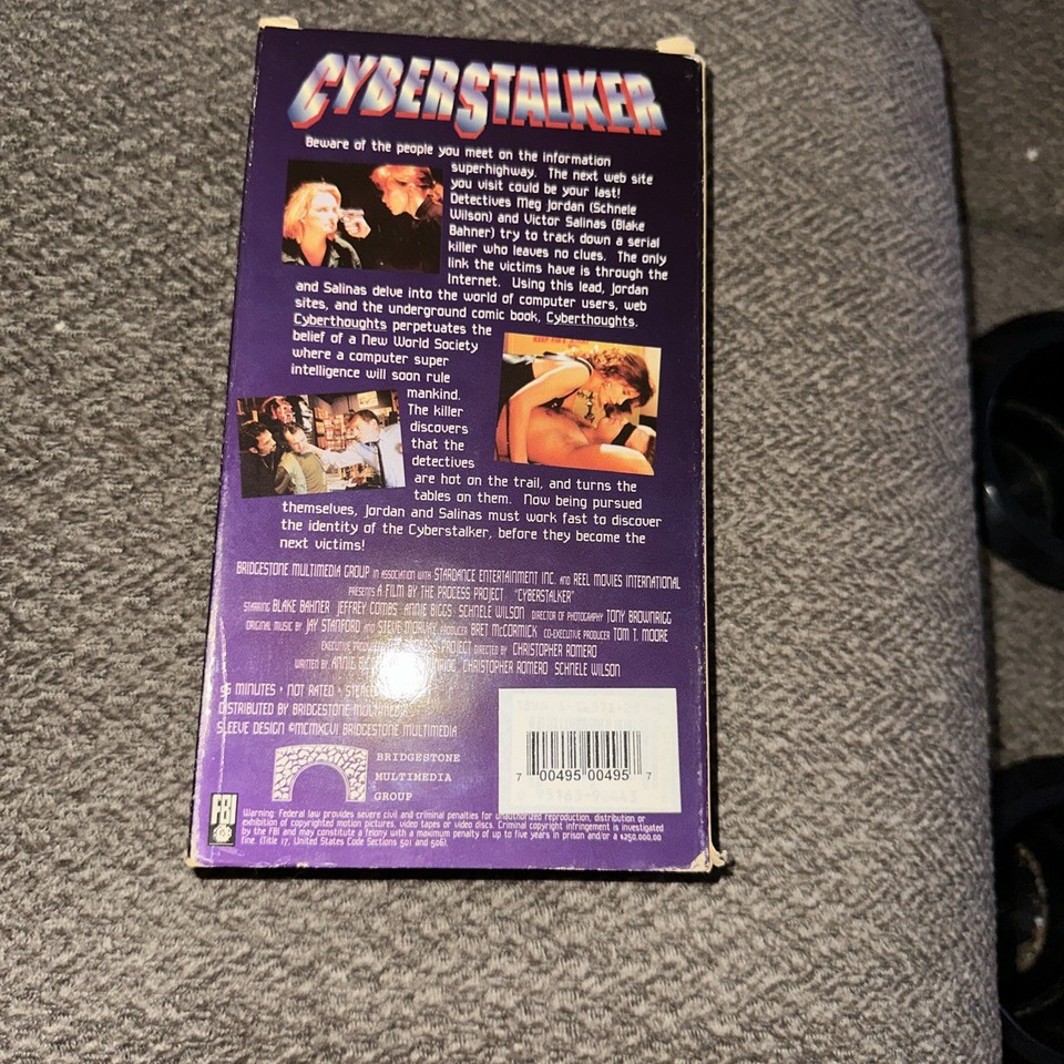 Vintage Cyberstalker VHS Tape. Works | eBay