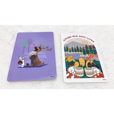 Disney Store Rock Paper Scissors Card Olaf Mickey & Minnie | eBay Australia