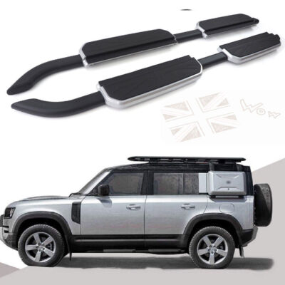 Side Step Nerf Bar Running Board for Land Rover Defender 110 4D 2020 ...