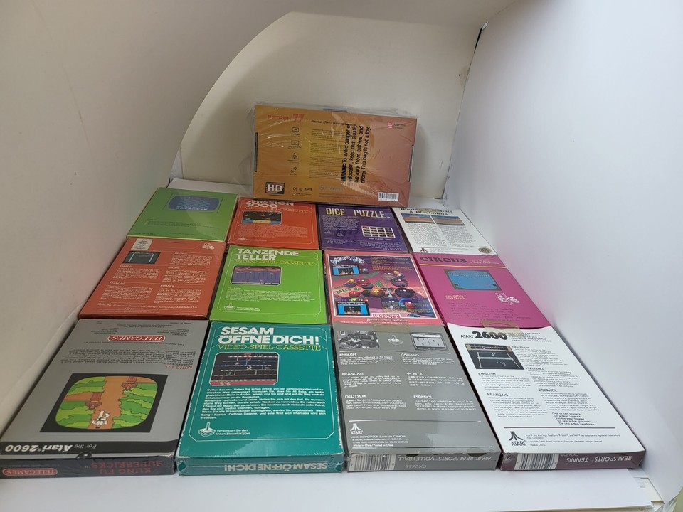NEW Hyperkin Retron 77 System Plays Atari 2600 Cartridges + 12 NEW ...