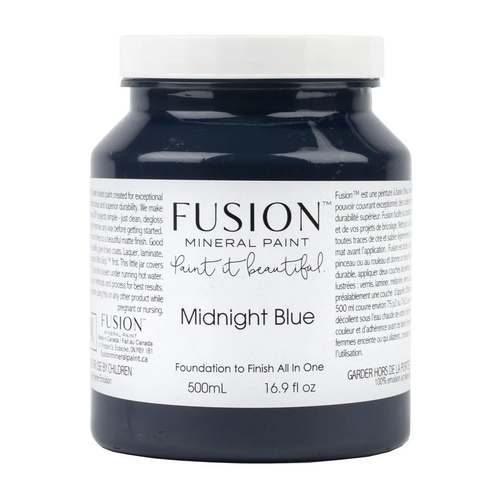 MIDNIGHT BLUE - Fusion Mineral Paint - 37ml, 500ml | eBay UK