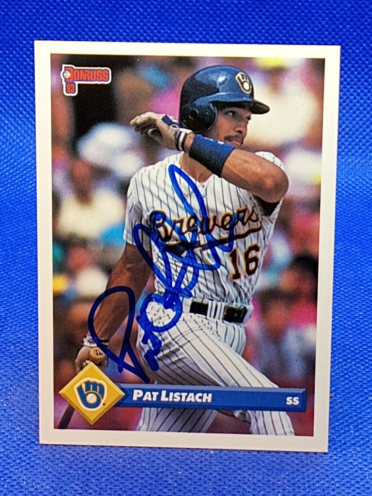 AUTOGRAPH AUTO Pat Listach 1993 Donruss #309 | eBay