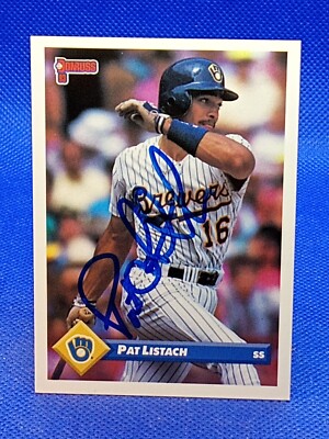 AUTOGRAPH AUTO Pat Listach 1993 Donruss #309 | eBay