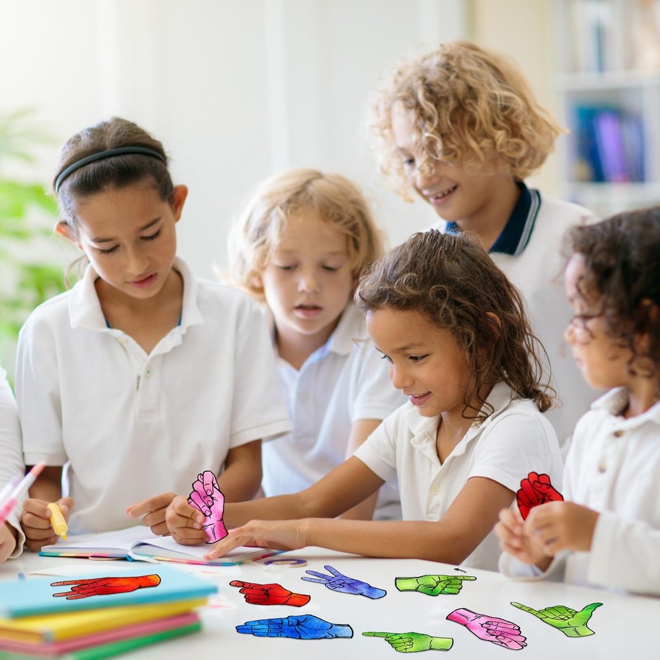 Kanayu 36 Pcs ASL Magnets ASL Classroom Alphabet Magnets American Sign ...