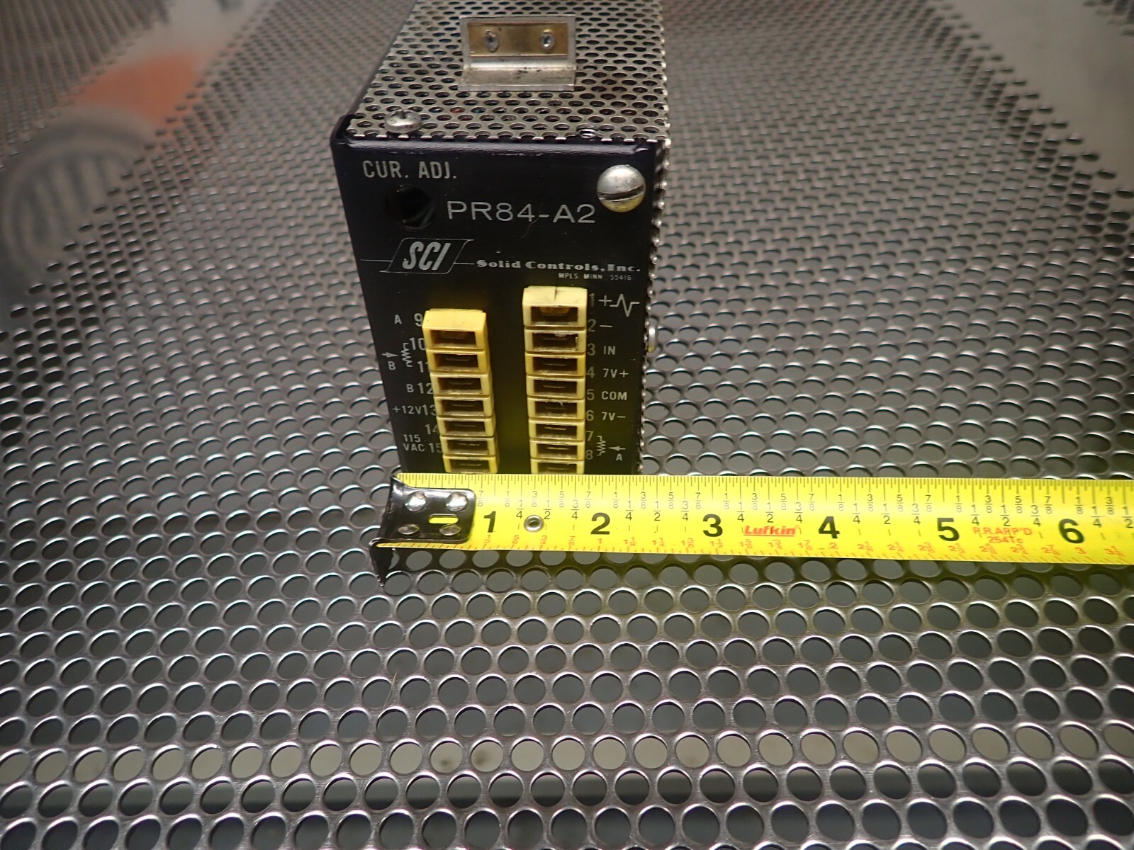 Solid Controls, Inc. PR84-A2 Power Supply 12V 115VAC Used With Warranty ...