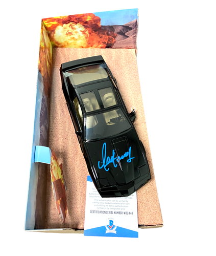 DAVID HASSELHOFF SIGNED AUTOGRAPH KITT 1:24 DIECAST CAR KNIGHT RIDE ...