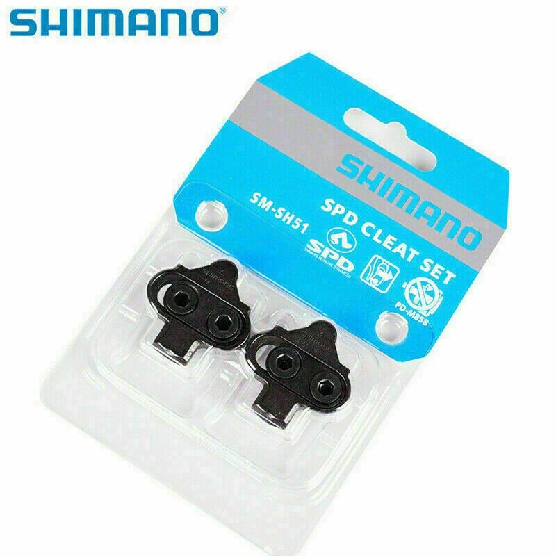 Shimano SM-SH51 SPD Cleats Shoe Pedal Pedal Set + Cleat Nut Holding ...