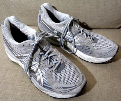 Women's Asics Gray Running Shoes, Style T165N(D) Featuring IGS in Size ...