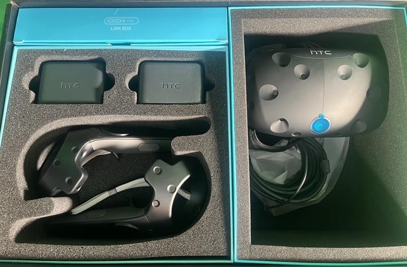 HTC Vive VR Headset Complete Set Full Kit -NEW OPEN BOX | eBay