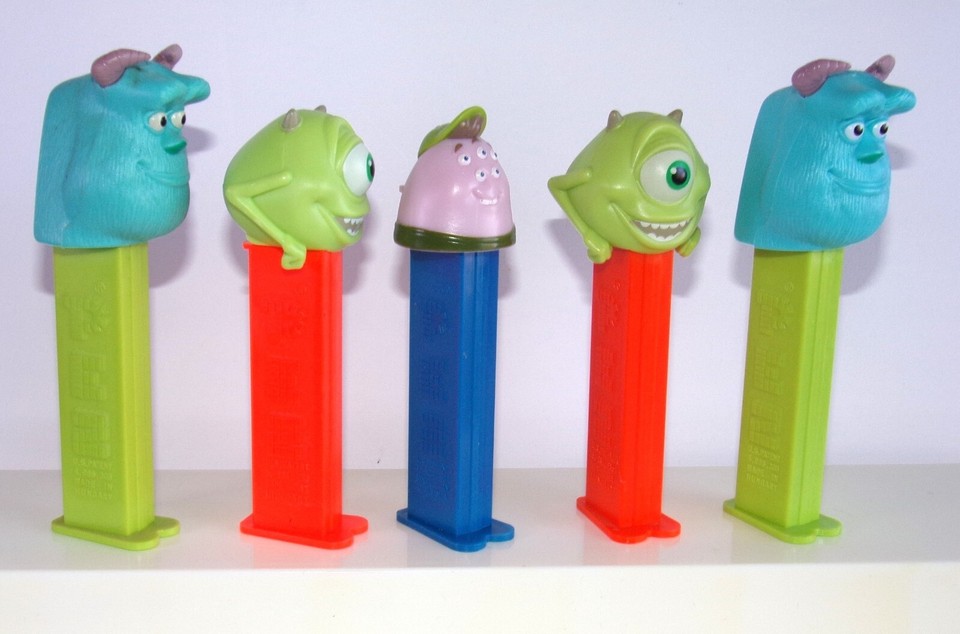 PEZ Disney Monster Inc University Squishy Squibbles Mike Wazowski ...