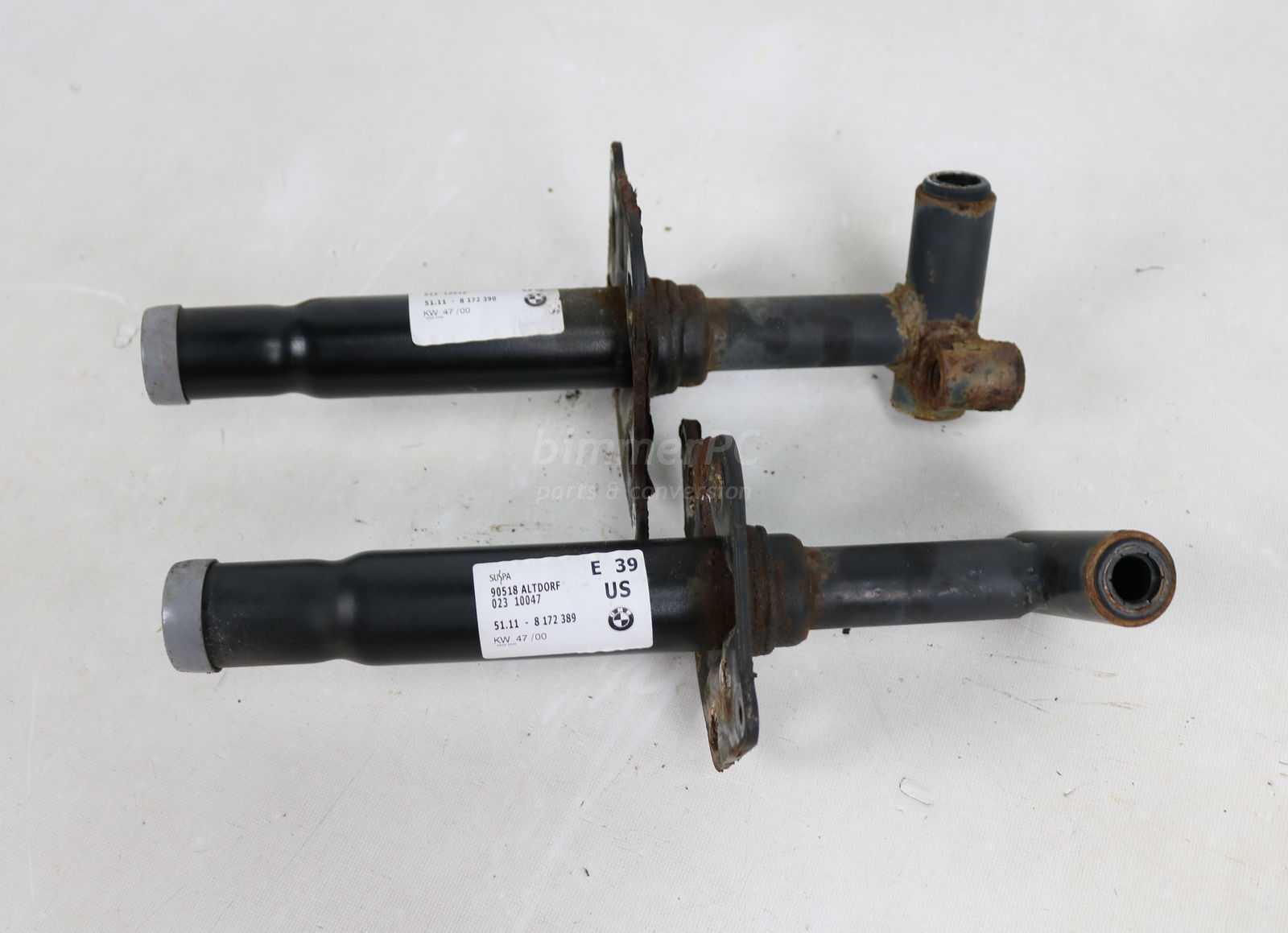 BMW E39 5-Series Front Bumper Shocks Struts Left Right Mounts Set 1996 ...