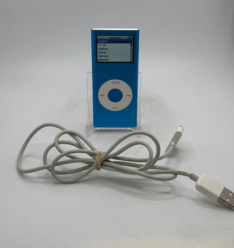 Apple iPod Nano 2nd Gen. - Blue - 4GB - A1199 - works great | eBay