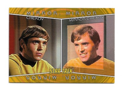 2013 Star Trek TOS Heroes & Villains Mirror Mirror MM7 Chekov & Mirror ...