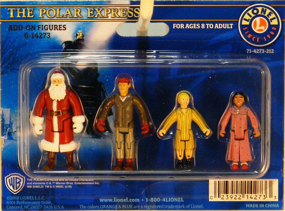 NEW O Lionel 6-14273 Polar Express Figures Set #2 4 Pack | eBay