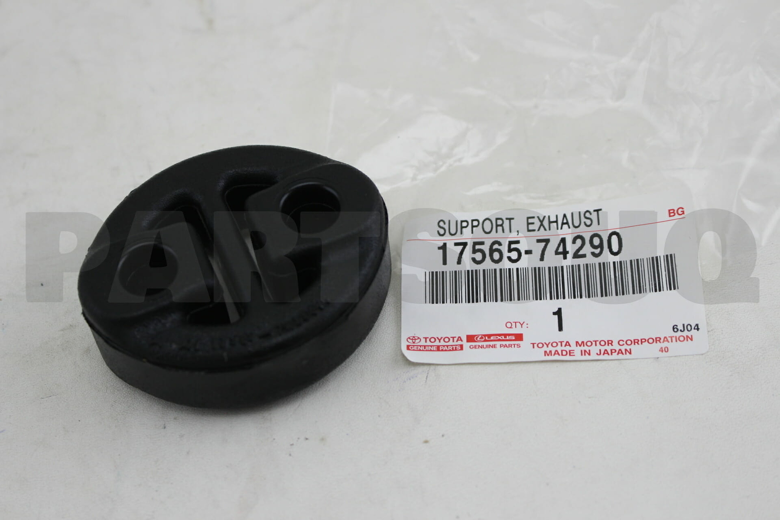 1756574290 Genuine Toyota SUPPORT, EXHAUST PIPE, NO.2 17565-74290 ...