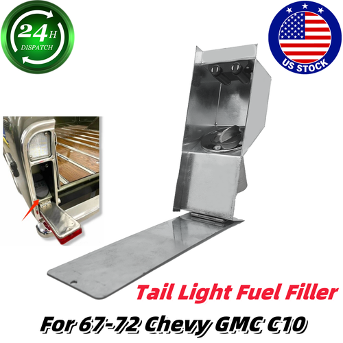 67-72 For Chevy GMC C10 Tail Light Fuel Filler Kit Hidden Gas Door ...