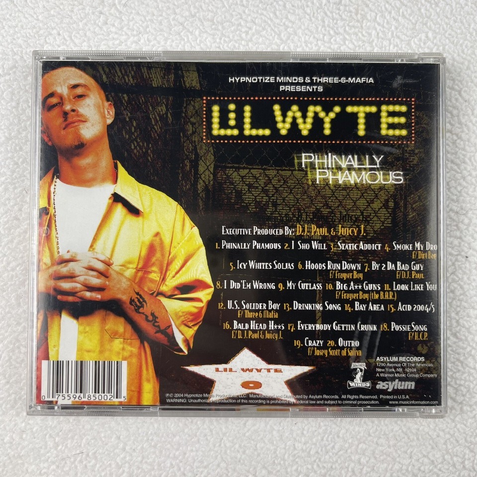 Lil Wyte Phinally Phamous CD 2-Disc 75596850025 | eBay