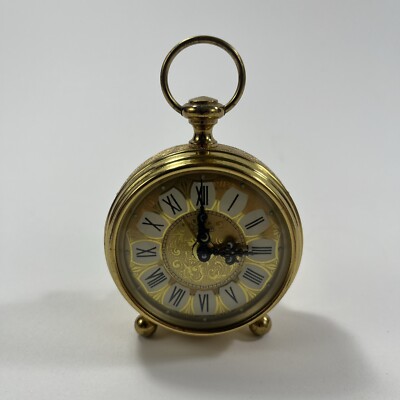 Forestville Made In Germany Small Brass Mechanical Alarm Clock | Needs ...