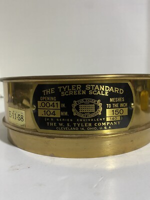 Mining - Tyler Standard Screen Scale