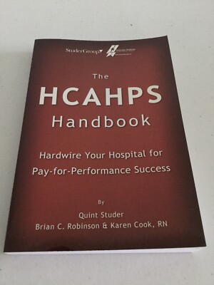 The HCAHPS Handbook By The Studer Group. Paperback. NEW. | eBay