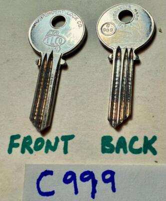 Vintage 1970s 1980s NOS ILCO C999 key blanks new old stock Y3 5YA2 | eBay