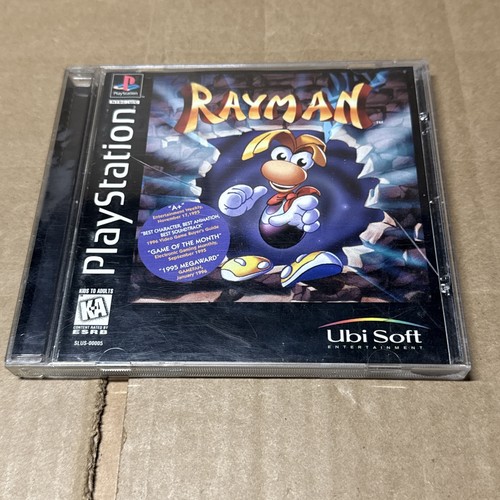 PS1 Rayman (Sony PlayStation, 1995) COMPLETE Black Label Variant Tested ...