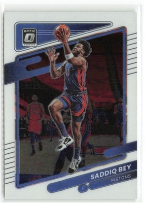 2021-22 Donruss Optic Saddiq Bey Detroit Pistons #126 | eBay UK